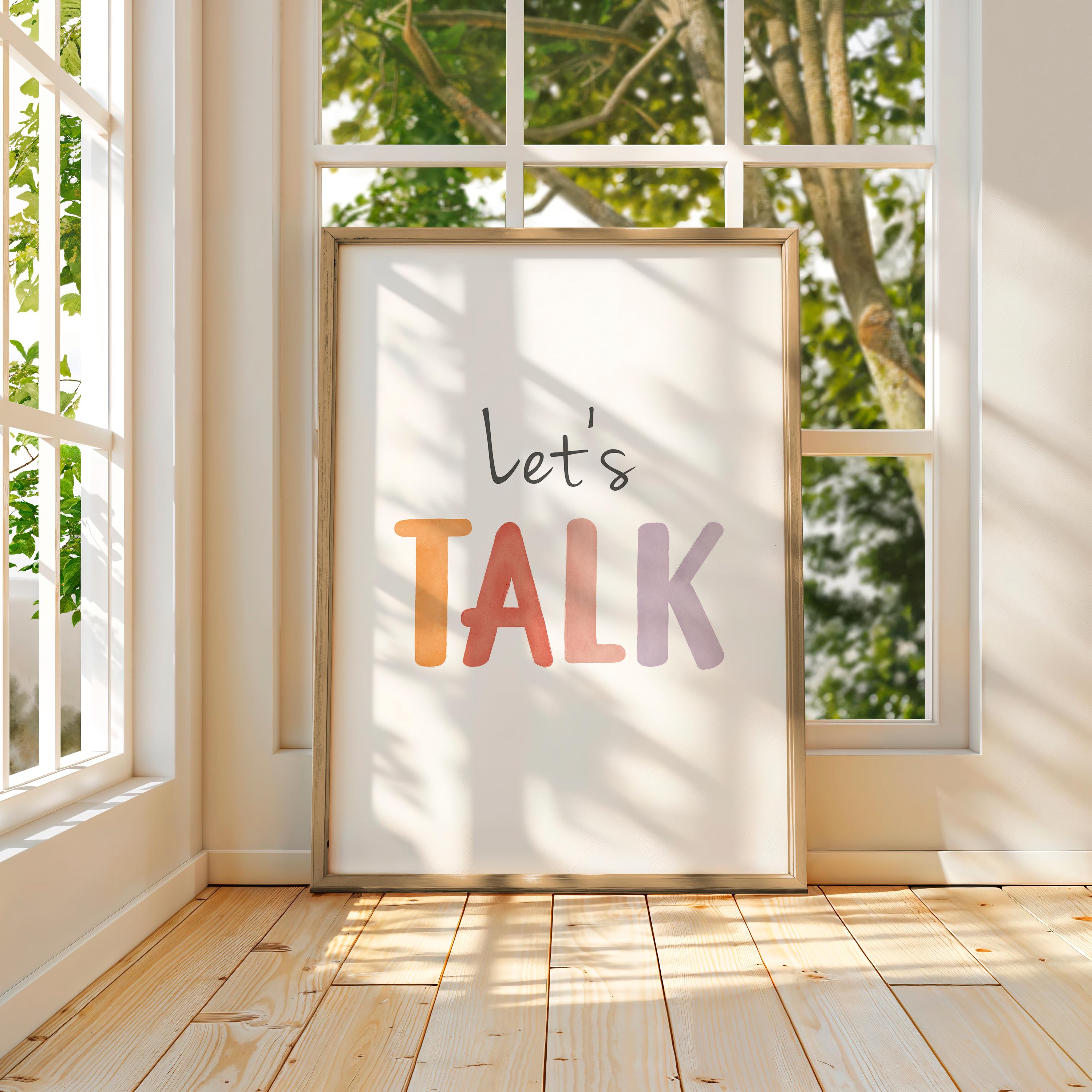 Speech Therapy Classroom Decor, Printable Speech Therapy Poster, SLP ...