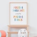 Mental Health Poster, Therapy Office Decor, Daily Affirmation, Growth ...