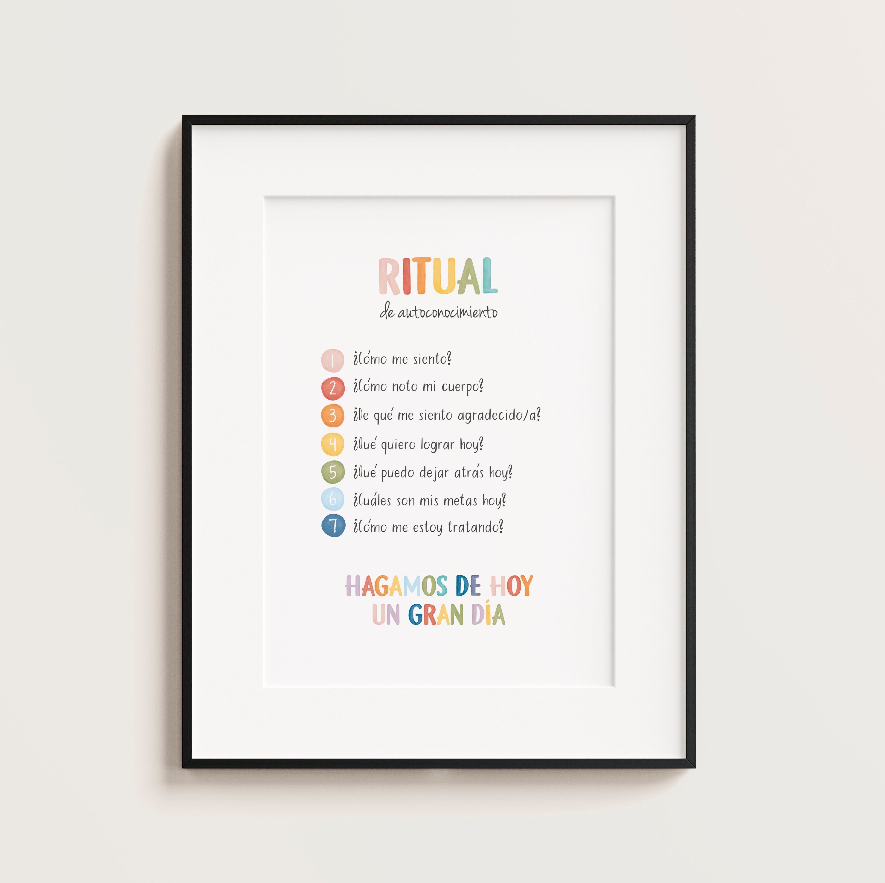 Spanish Daily Check-in Poster, School Counselor, Mindfulness, Self-care ...