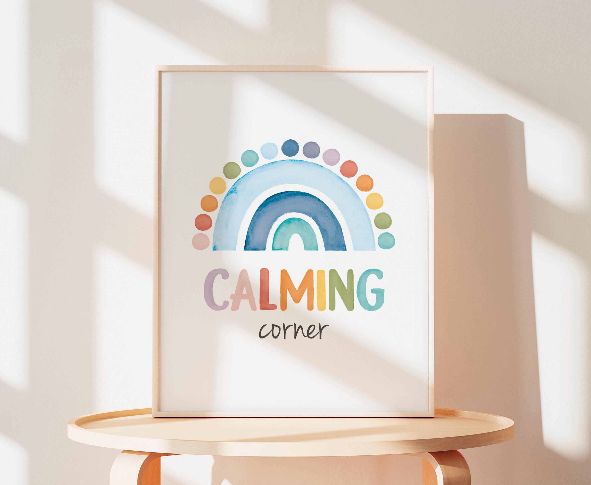 Calming Corner Poster, Counseling Office Decor, Classroom Poster ...