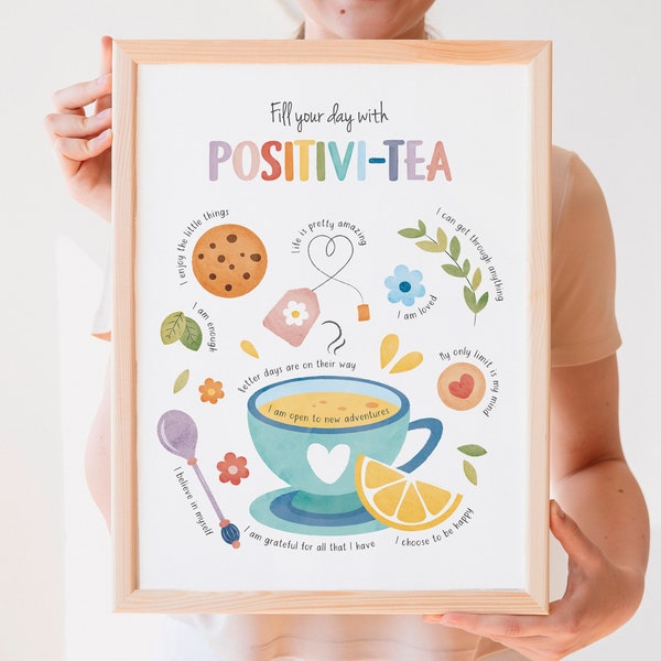 Tea Poster - Etsy