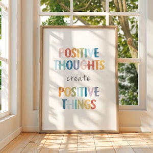 Mental Health Poster, Therapy Office Decor, Daily Affirmation, Growth ...