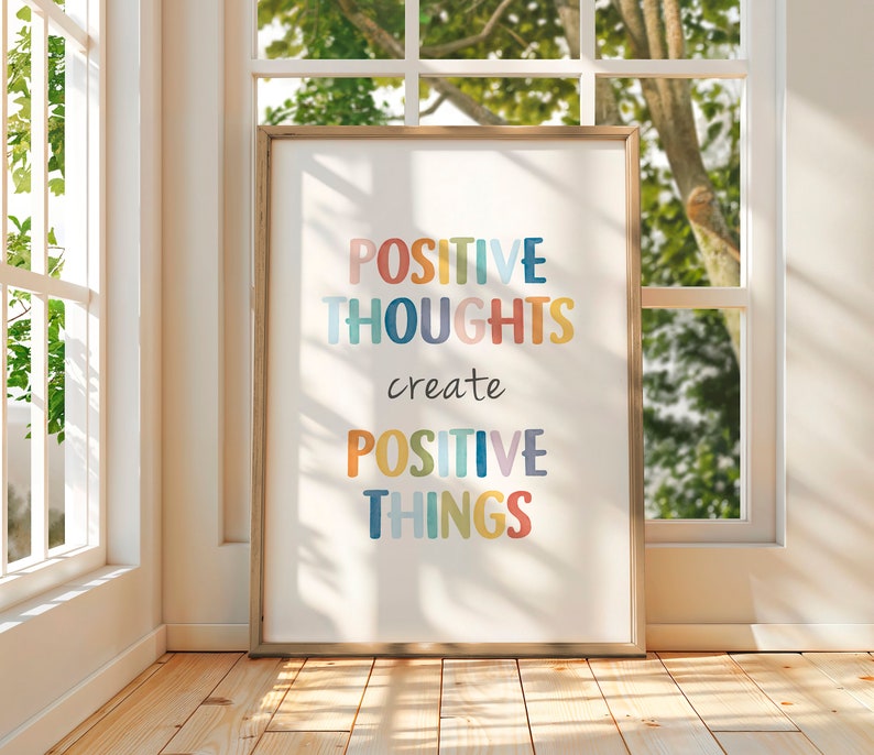Mental Health Poster, Therapy Office Decor, Daily Affirmation, Growth ...