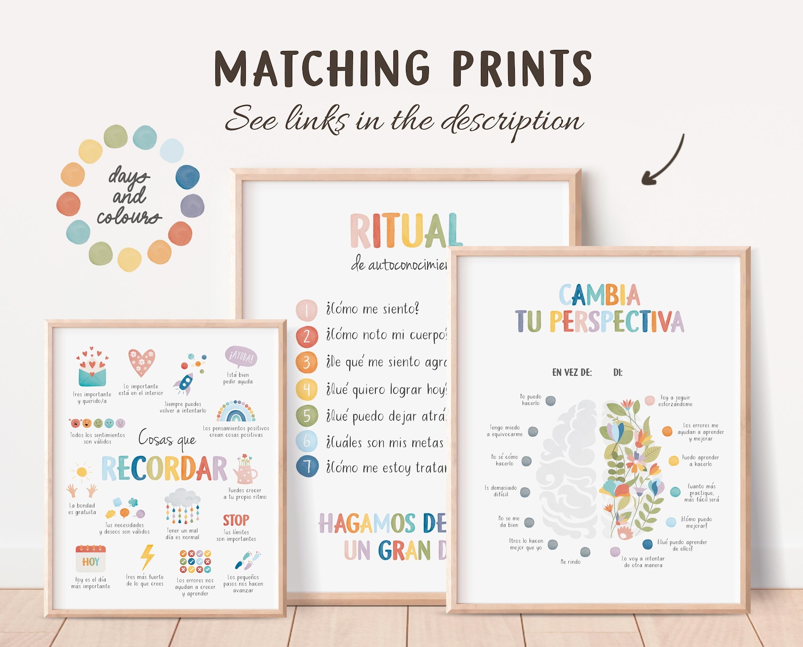 Spanish Affirmations Poster: Therapy Office Decor, School Counselor ...