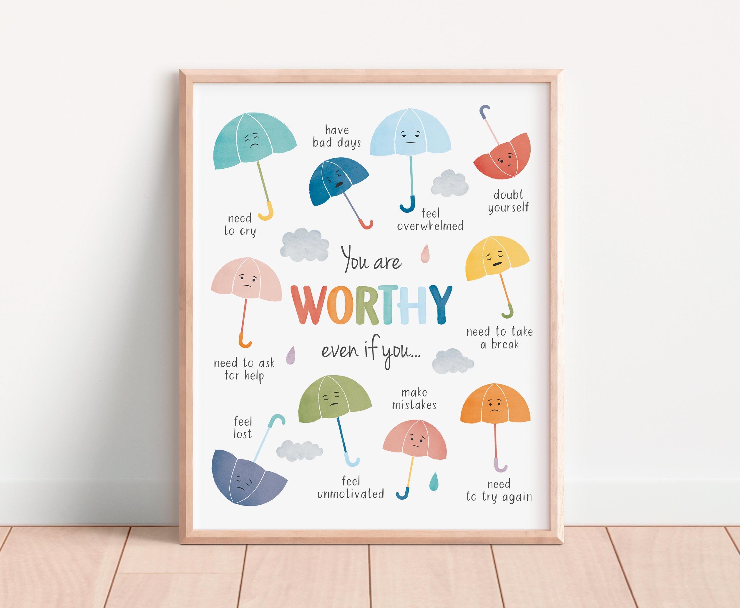 Therapy Office Decor, School Counselor, Positive Affirmations, Anxiety ...
