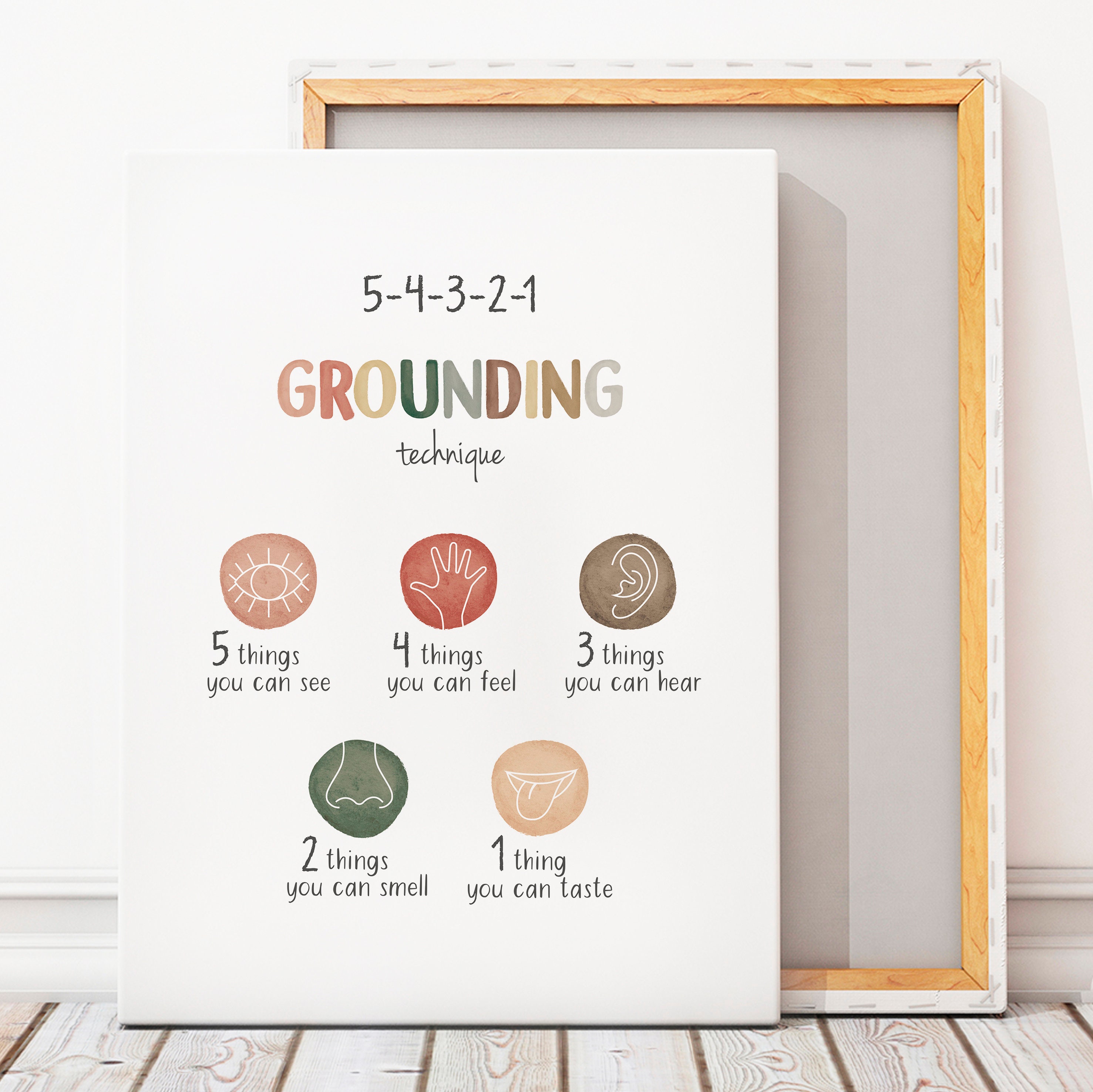 Grounding Technique Poster Coping Skills Poster Social - Etsy Canada