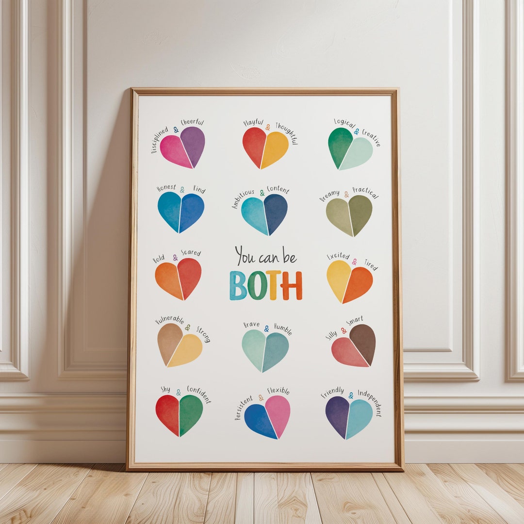 Duality Poster: You Can Be Both, Therapy Office Decor (digital Download ...