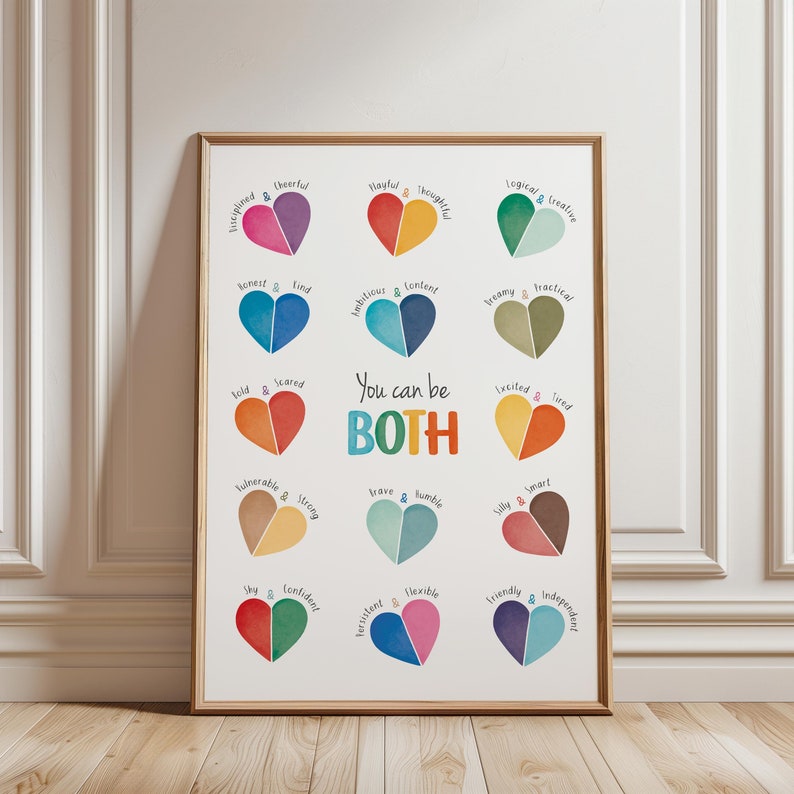 Duality Poster: You Can Be Both, Therapy Office Decor (digital Download ...