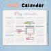 2024 SKY & ME Digital Planner Hyperlinked Planner Dated Planner Monthly ...