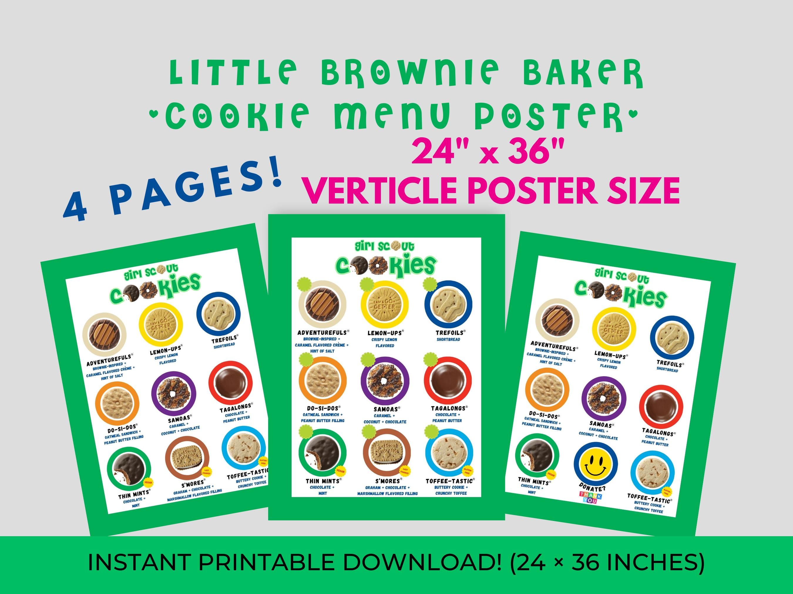 LBB Girl Scout Cookie Menus (2 Sizes + 2 Styles) to Spruce up Your ...