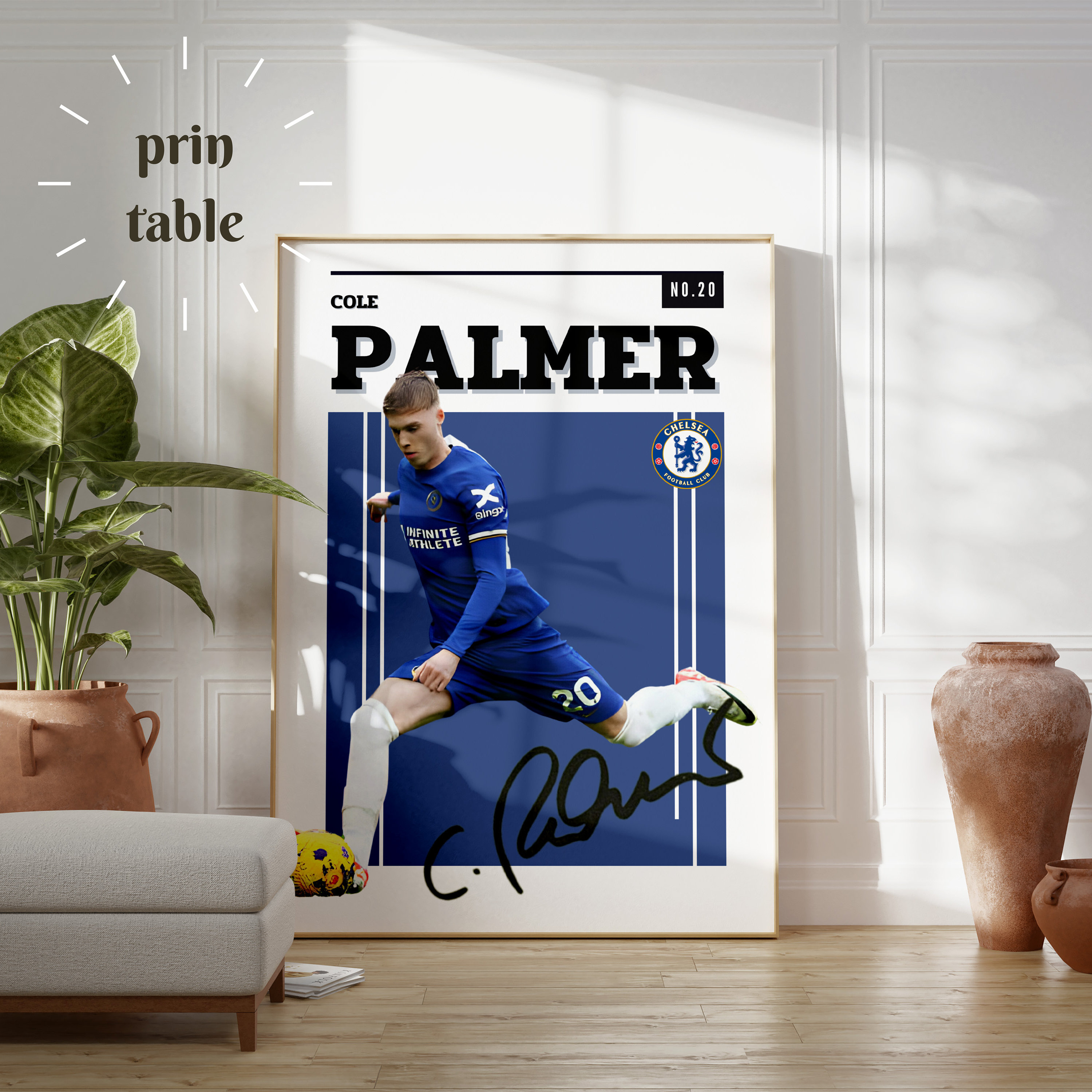 Cole Palmer Poster,england Player Poster,goat Poster,football Art Print ...