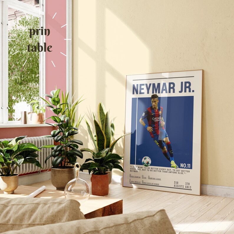 3 Set MSN ,MSN Poster,neymar,messi,suarez,football Fan,gift for Her,mid ...
