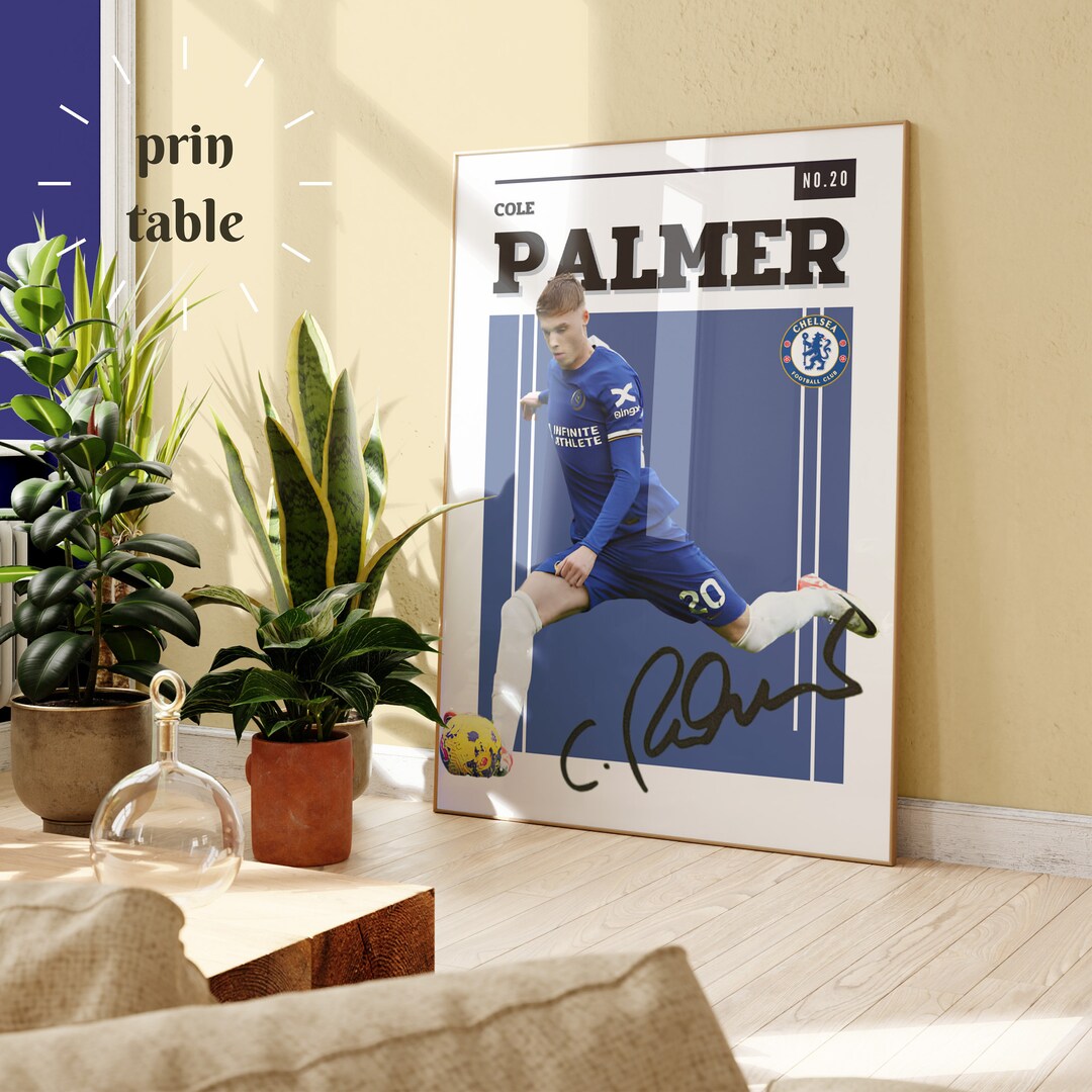 Cole Palmer Poster,england Player Poster,goat Poster,football Art Print ...