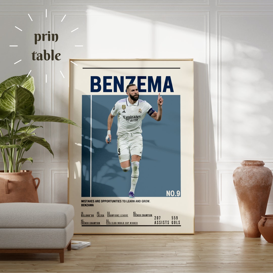 Karim Benzema Poster,benzema Poster,benzema ,benzema Soccer,benzema ...