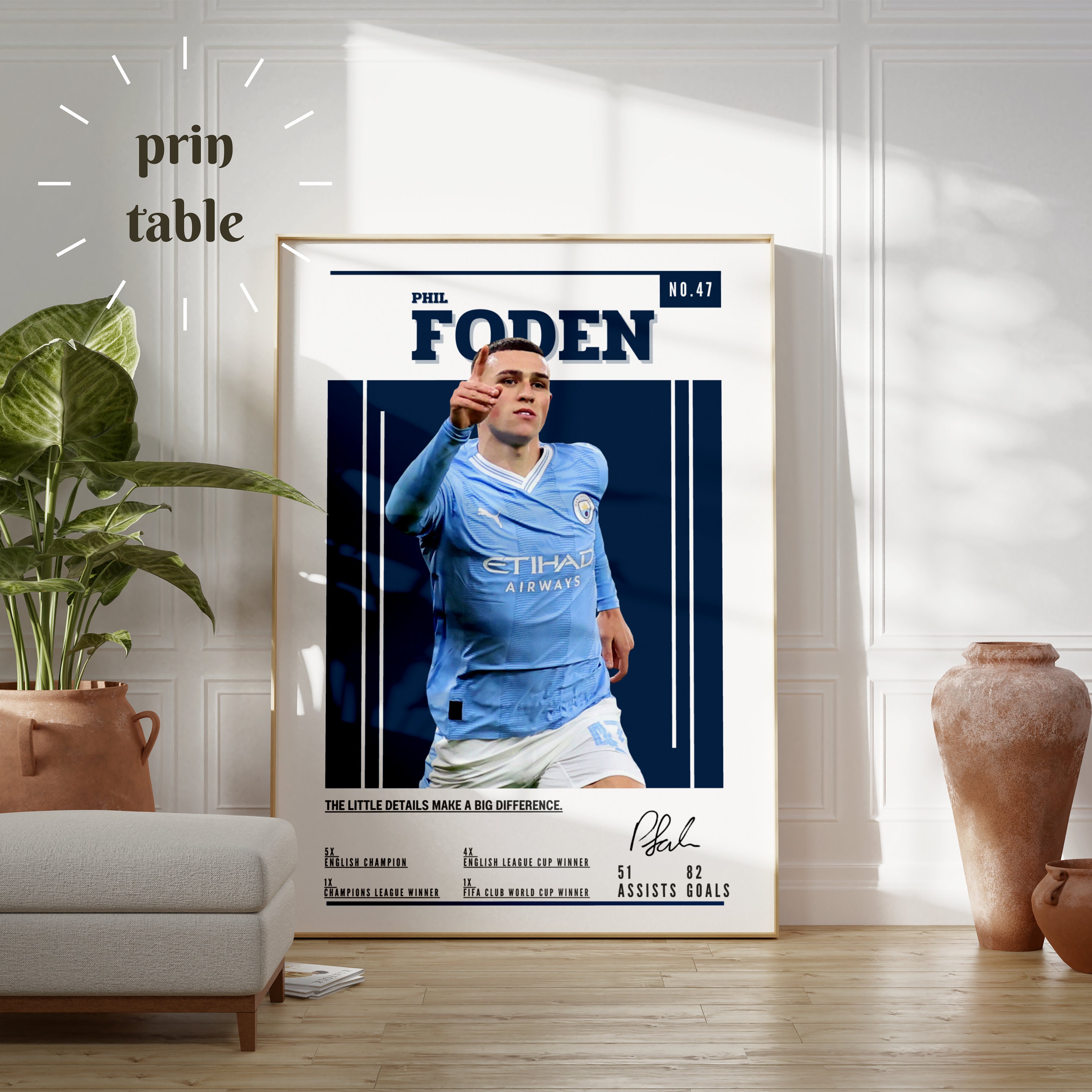 Phil Foden Poster,england Poster,goat Poster,football Art Print,mid ...
