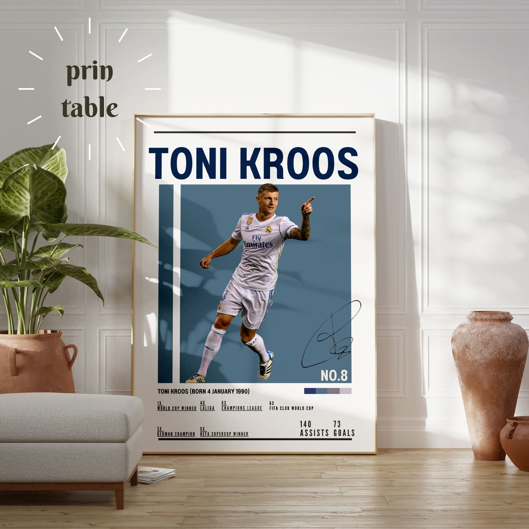Toni Kross Poster,toni Kross Print,germany Player Poster,goat Poster ...