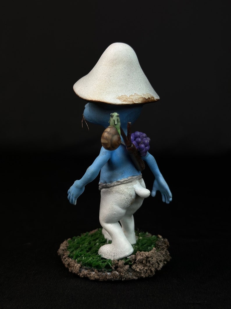 Blue Smurf Cat Figure, Handmade, 3D Printed,gifts - Etsy