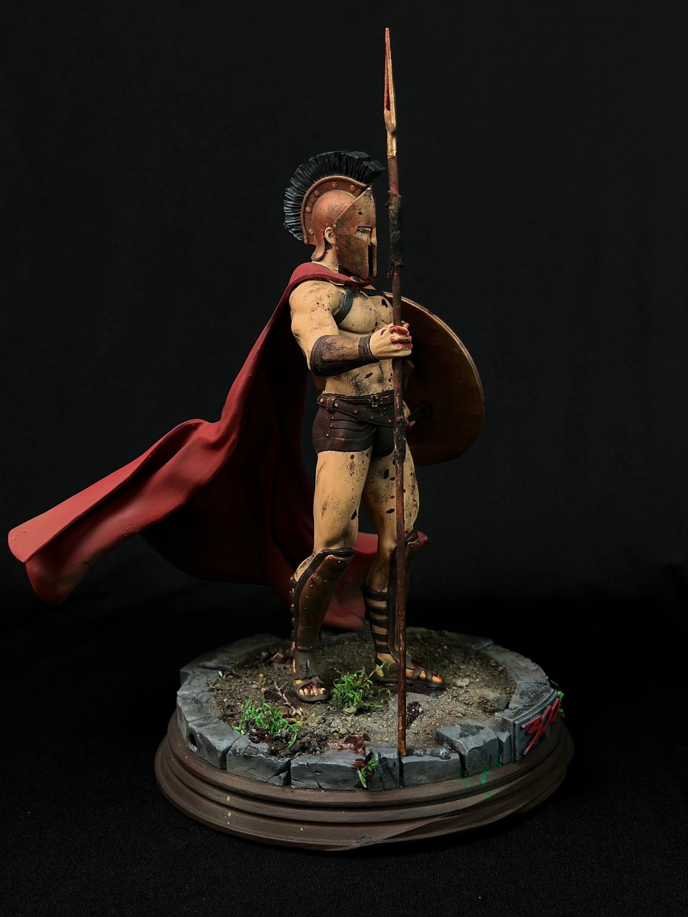 Leonidas, 300 Spartans, King, Figure, Statue, 3D Printed,handmade - Etsy