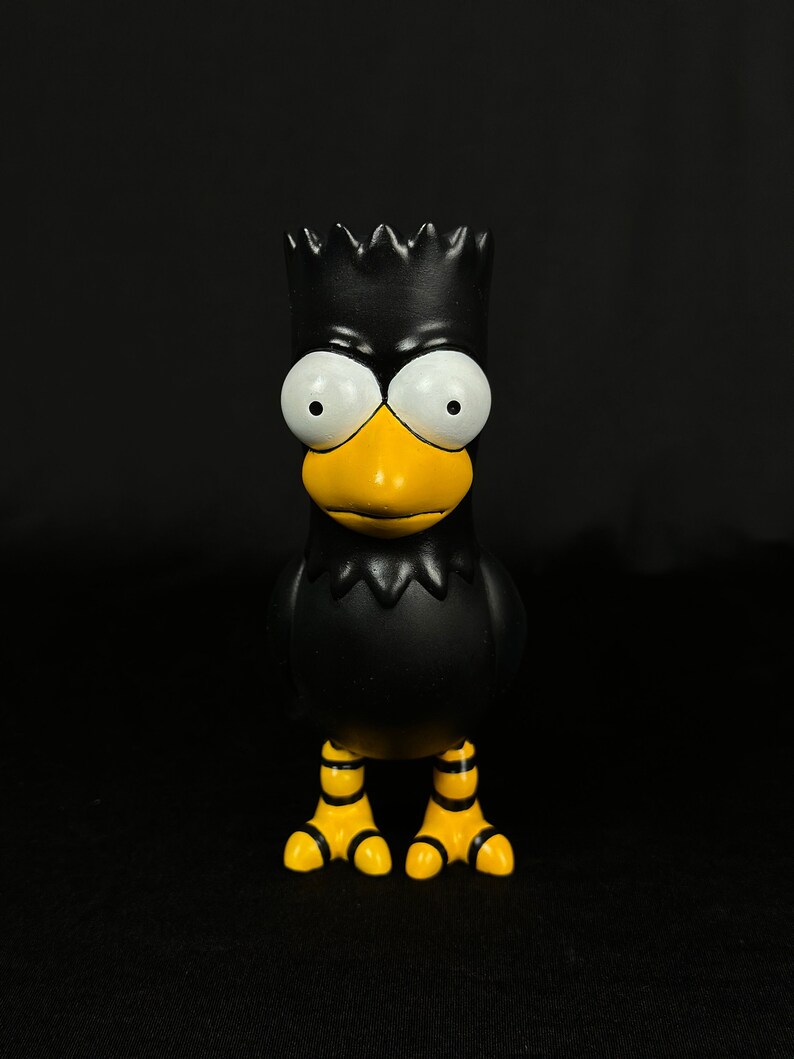 The Raven Bart, the Simpsons, 3D Printed, Handmade Figure, - Etsy