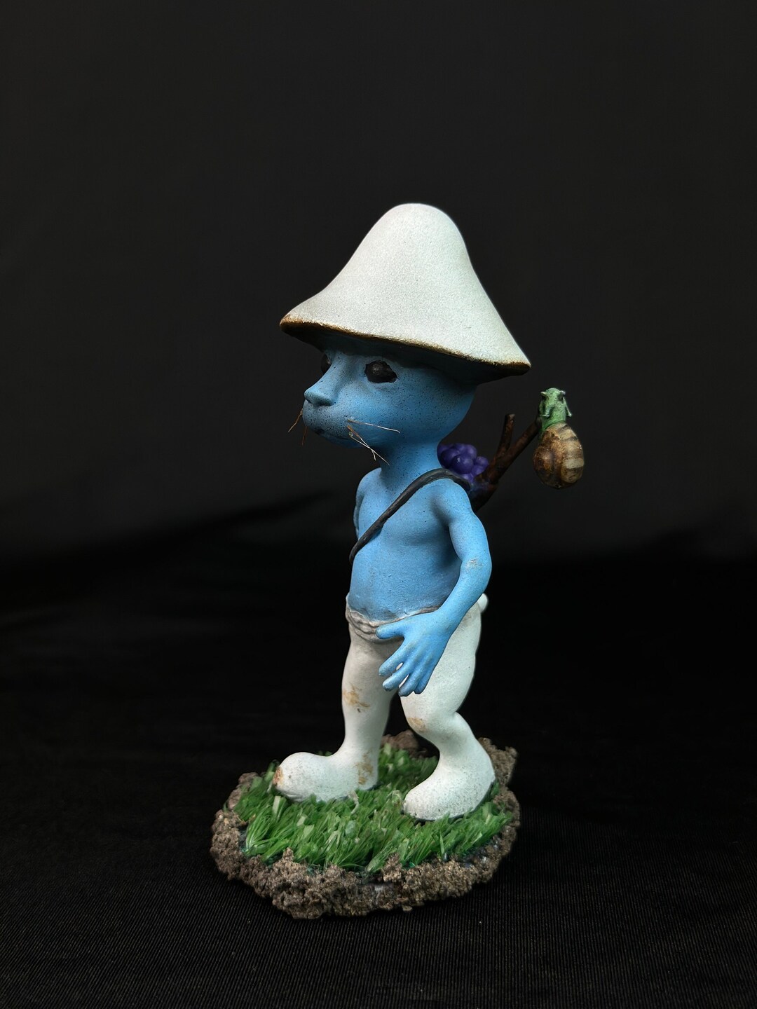 Blue Smurf Cat Figure, Handmade, 3D Printed,gifts - Etsy