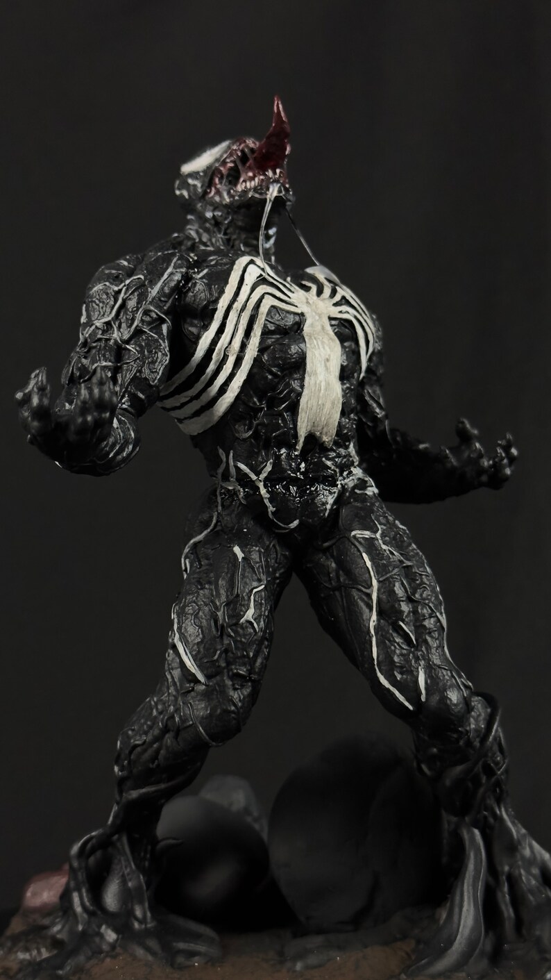 Venom, Painted, Figurines, Handmade, Statue - Etsy