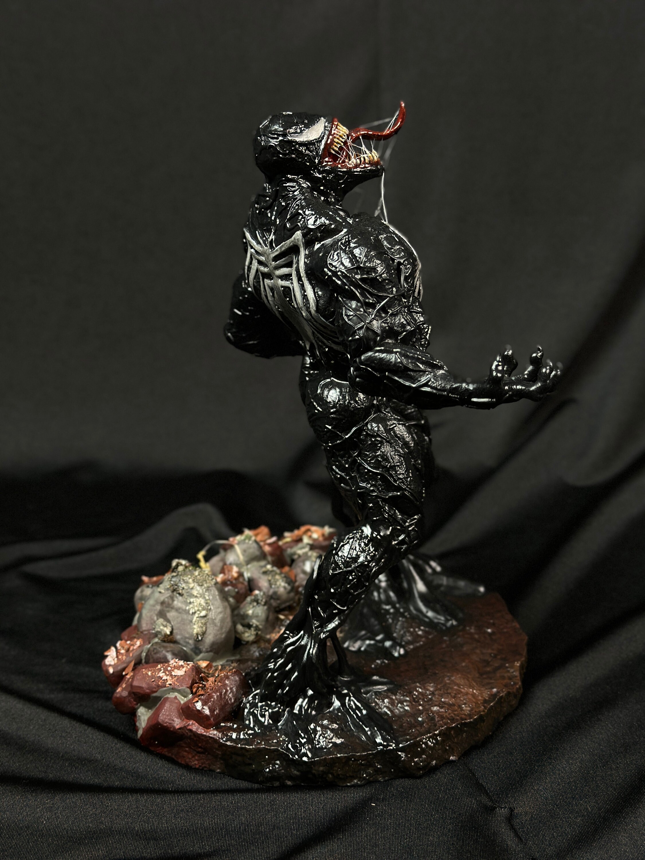 Venom, Painted, Figurines, Handmade, Statue - Etsy