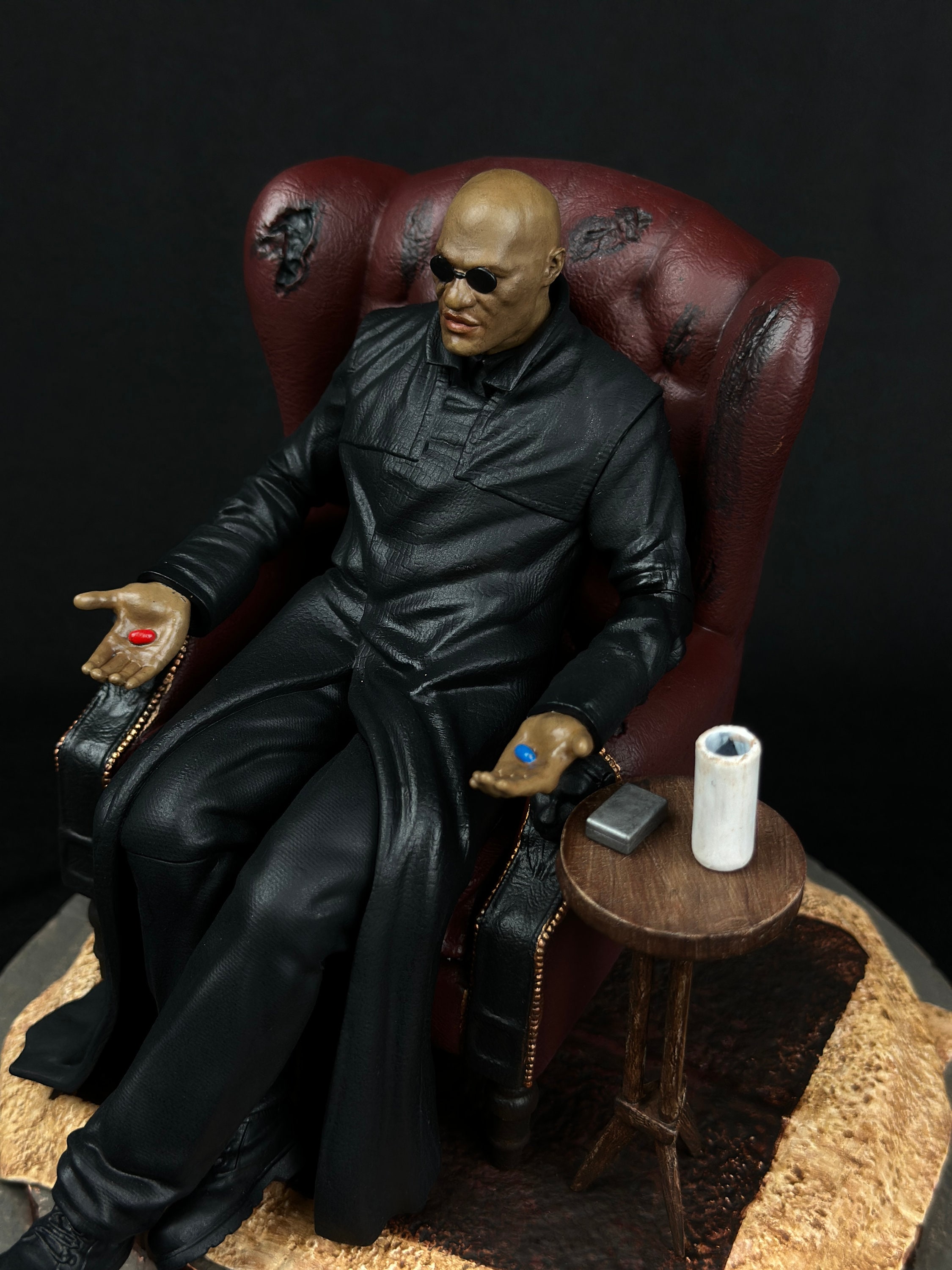 The Matrix, Morpheus, 3D HQ Hand Painted Figure - Etsy