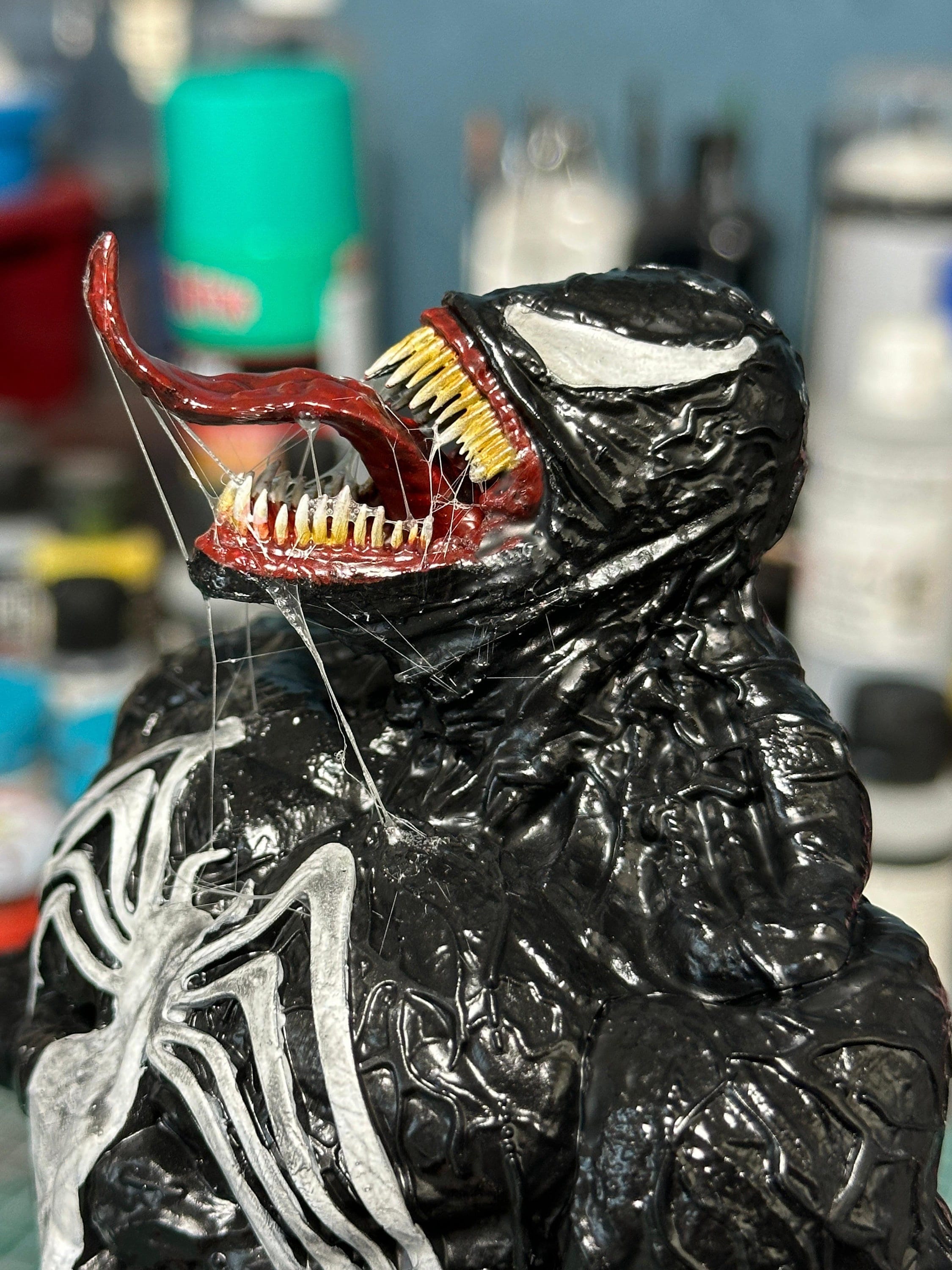 Venom, Painted, Figurines, Handmade, Statue - Etsy