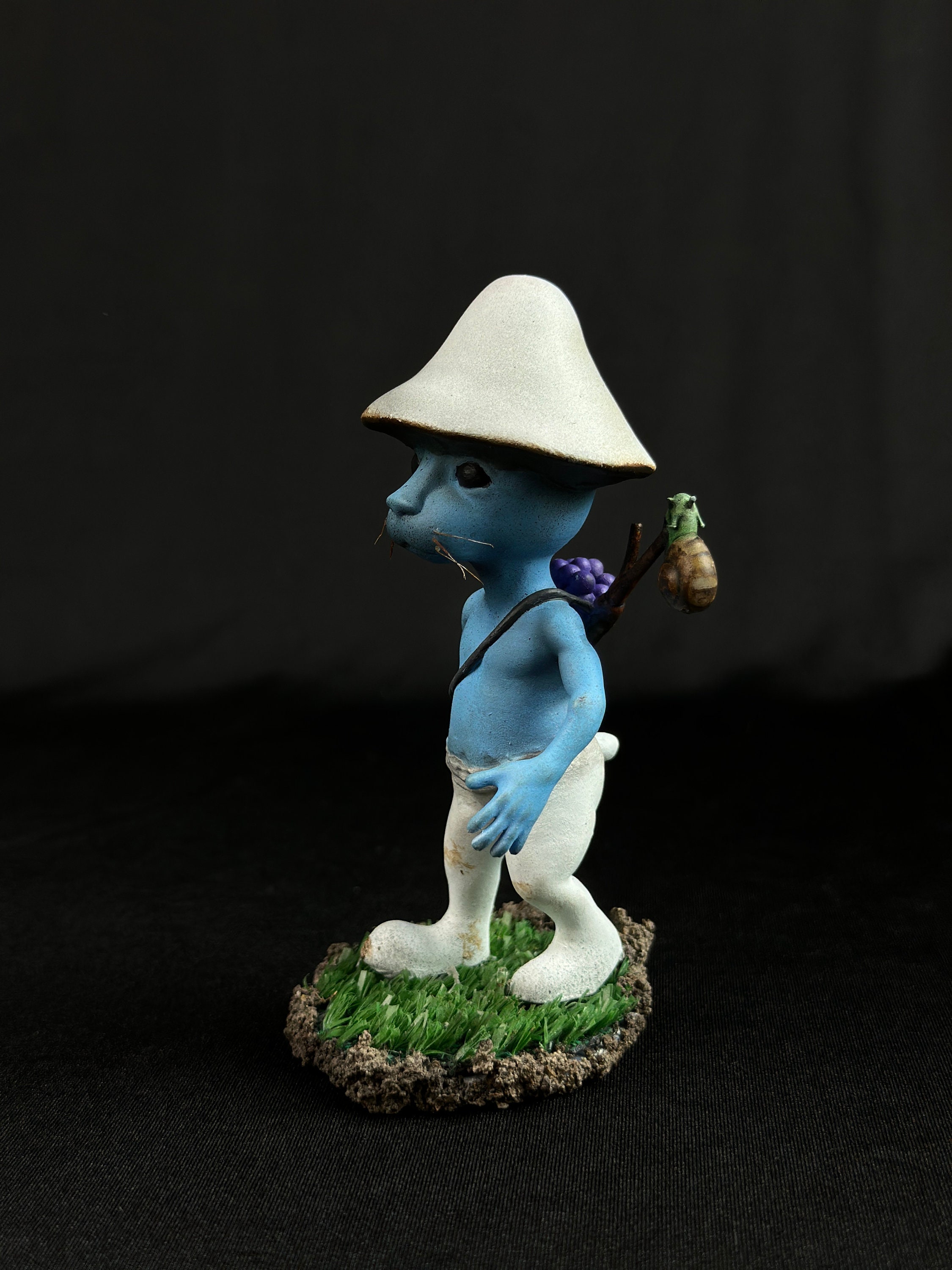 Blue Smurf Cat Figure, Handmade, 3D Printed,gifts - Etsy