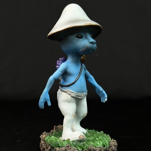 Blue Smurf Cat Figure, Handmade, 3D Printed,gifts - Etsy