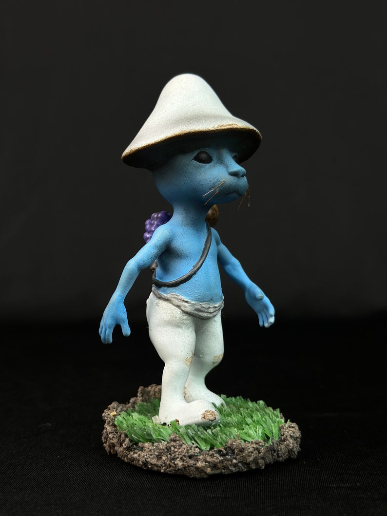 Blue Smurf Cat Figure, Handmade, 3D Printed,gifts - Etsy
