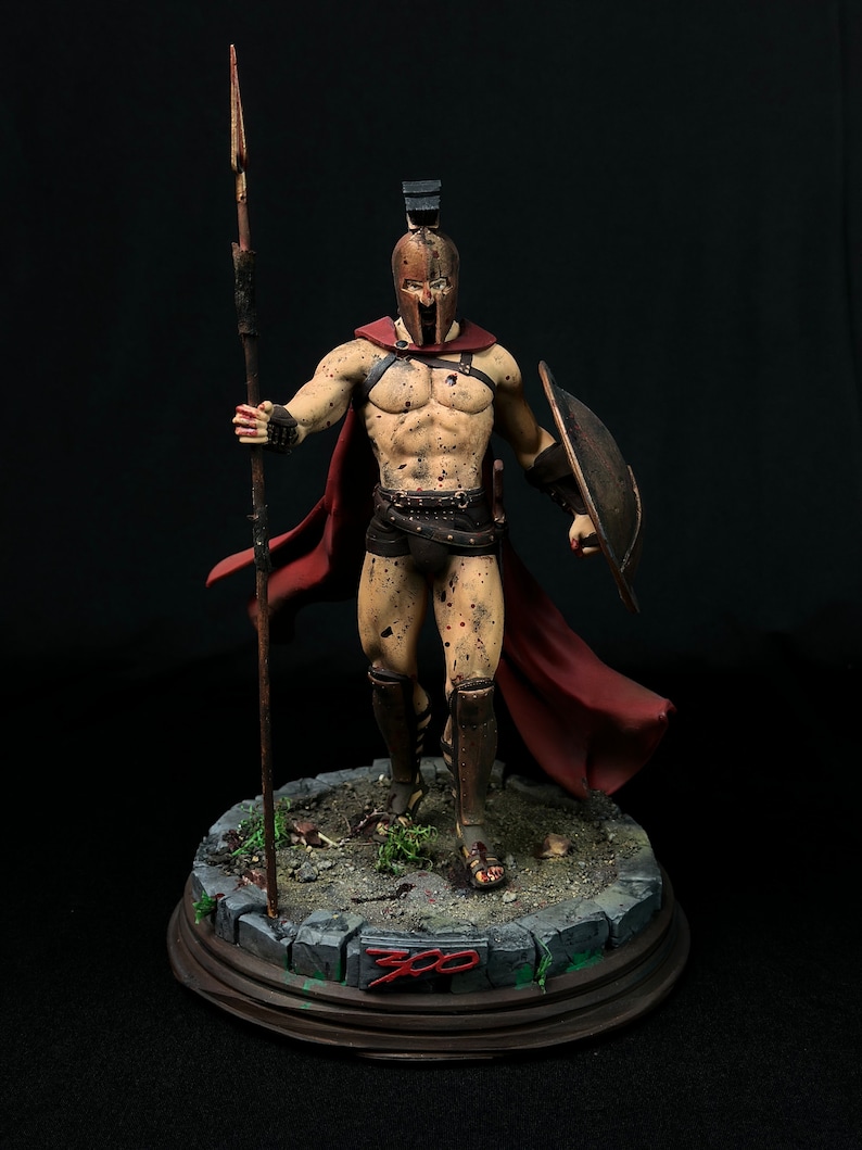 Leonidas, 300 Spartans, King, Figure, Statue, 3D Printed,handmade - Etsy