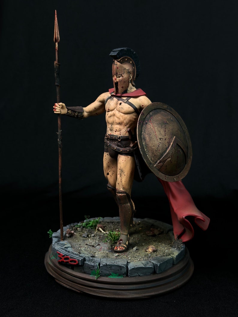 Leonidas, 300 Spartans, King, Figure, Statue, 3D Printed,handmade - Etsy