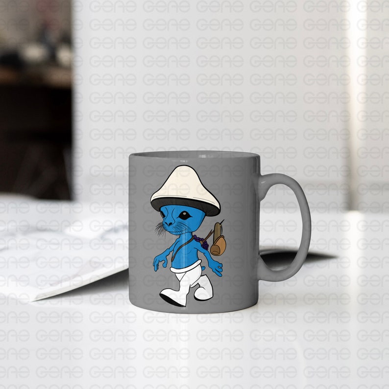 Blue Smurf, Cat Meme, Svg, Png, Pdf, Jpg - Digital Download ...