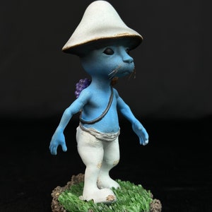 Blue Smurf Cat Figure, Handmade, 3D Printed,gifts - Etsy