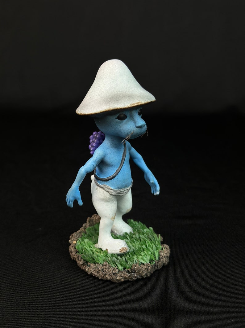 Blue Smurf Cat Figure, Handmade, 3D Printed,gifts - Etsy