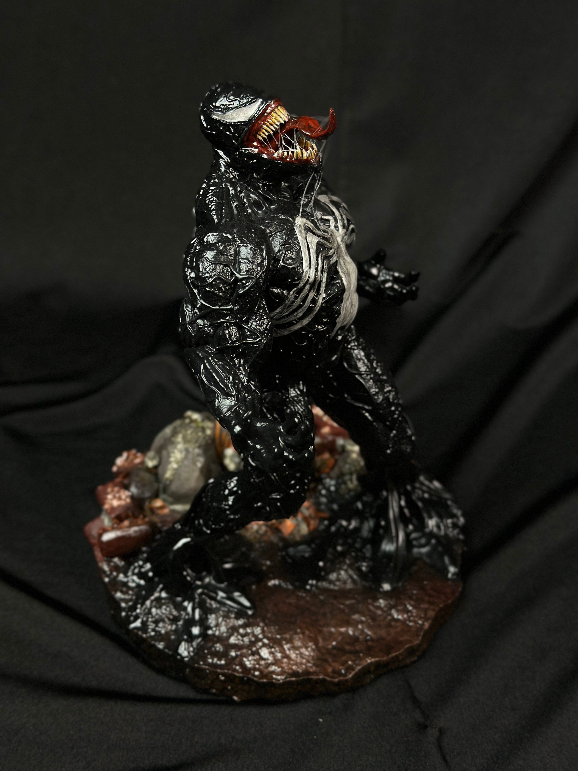 Venom, Painted, Figurines, Handmade, Statue - Etsy
