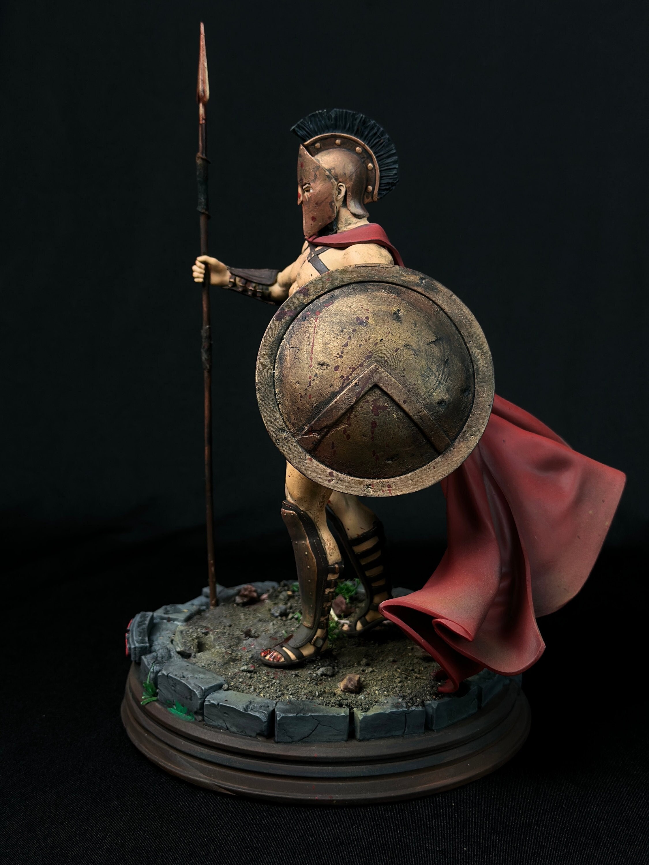 Leonidas, 300 Spartans, King, Figure, Statue, 3D Printed,handmade - Etsy