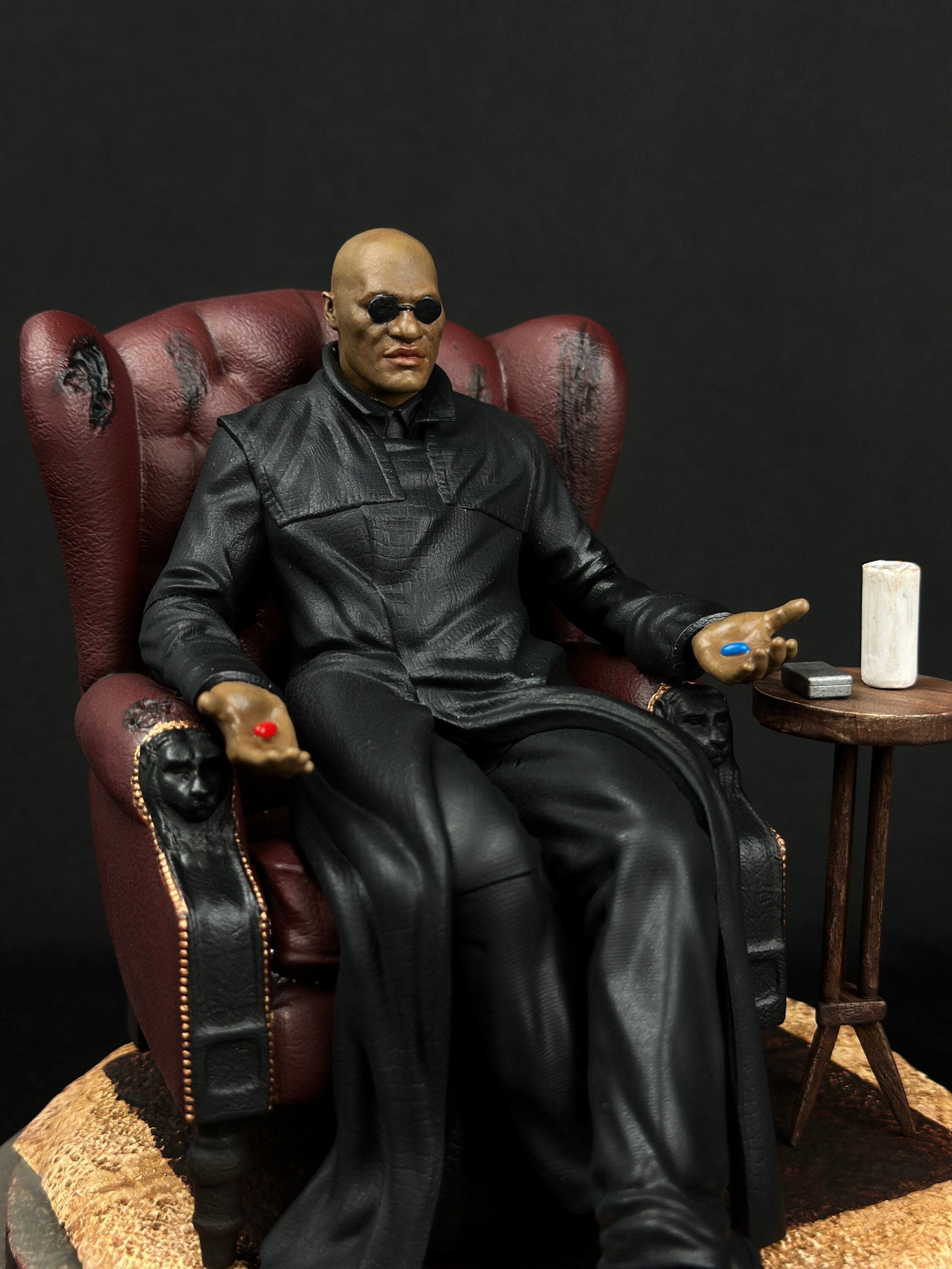 The Matrix, Morpheus, 3D HQ Hand Painted Figure - Etsy