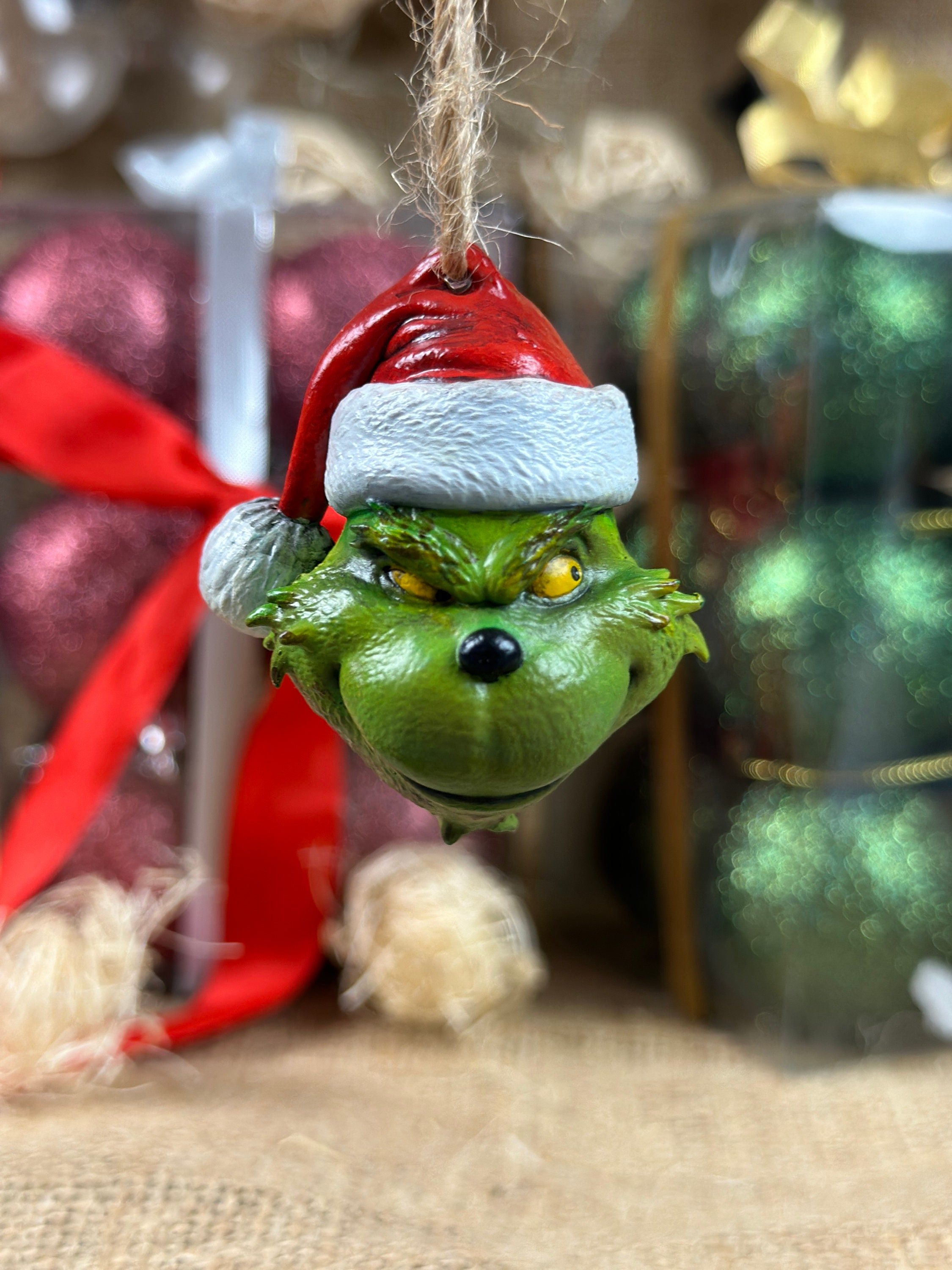 The Grinch, Figurines, Pine Tree Ornaments, Christmas Ornament ...