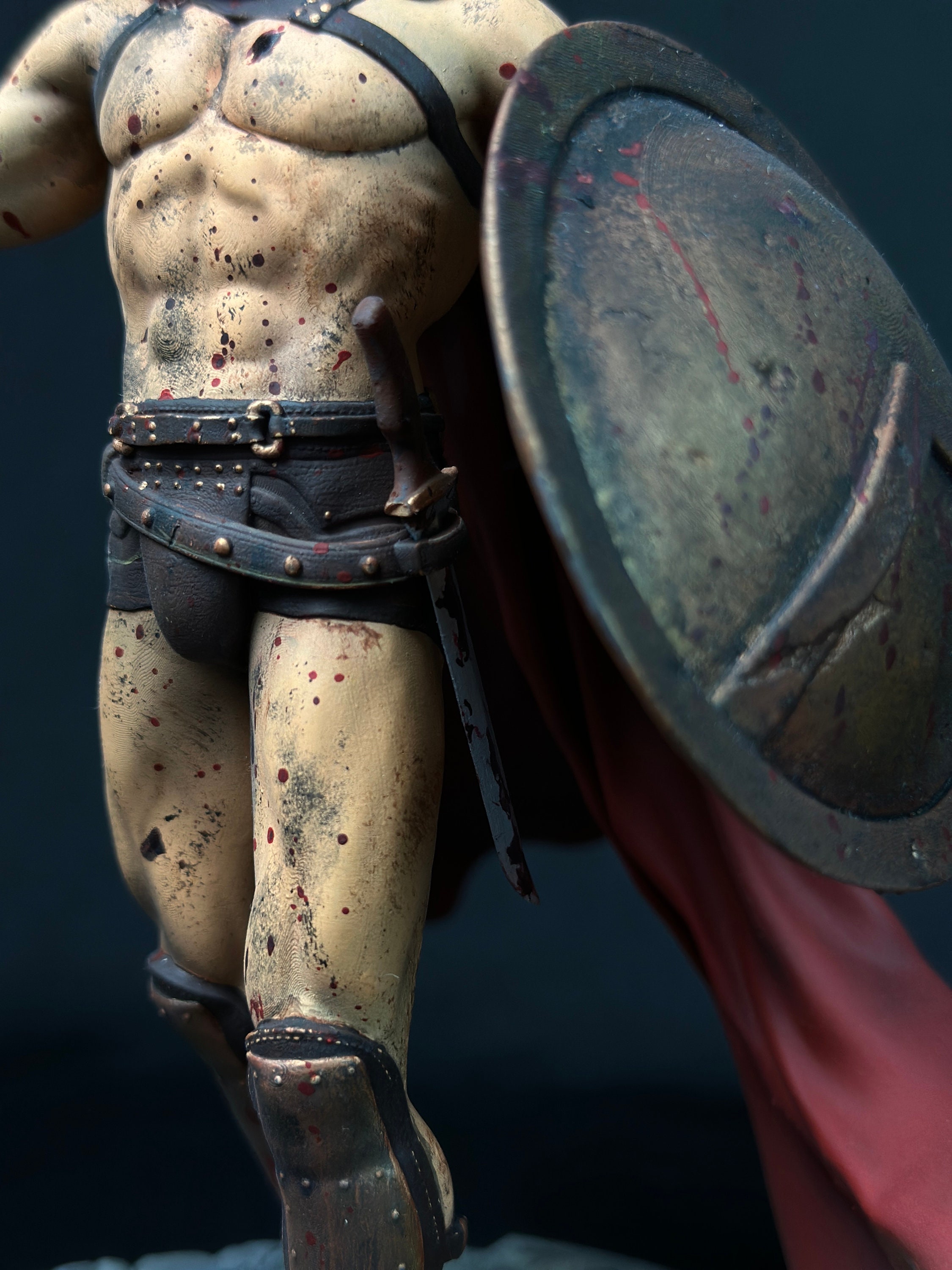 Leonidas, 300 Spartans, King, Figure, Statue, 3D Printed,handmade - Etsy