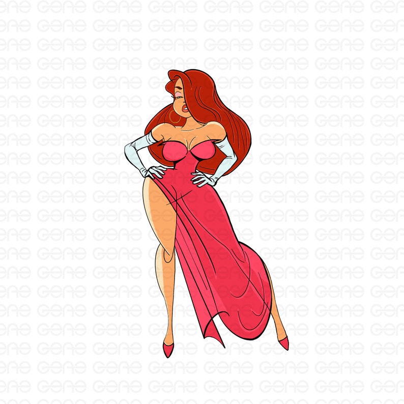 Jessica Rabbit, Svg, Png, Pdf, Jpg Digital Download, Sublimation Design ...