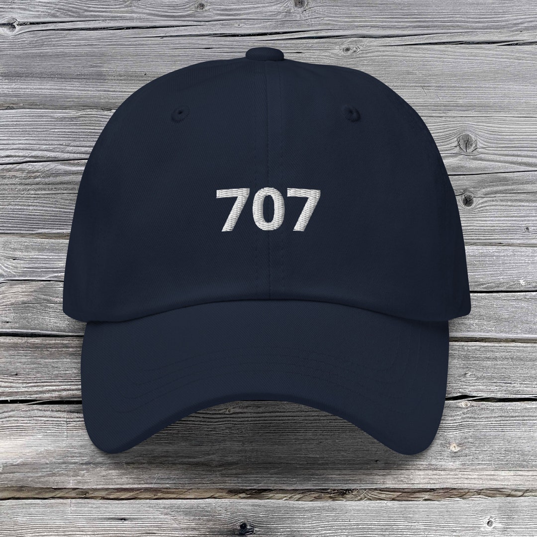 707 Area Code Embroidered Hat 707 Hat Mendocino County Hat - Etsy