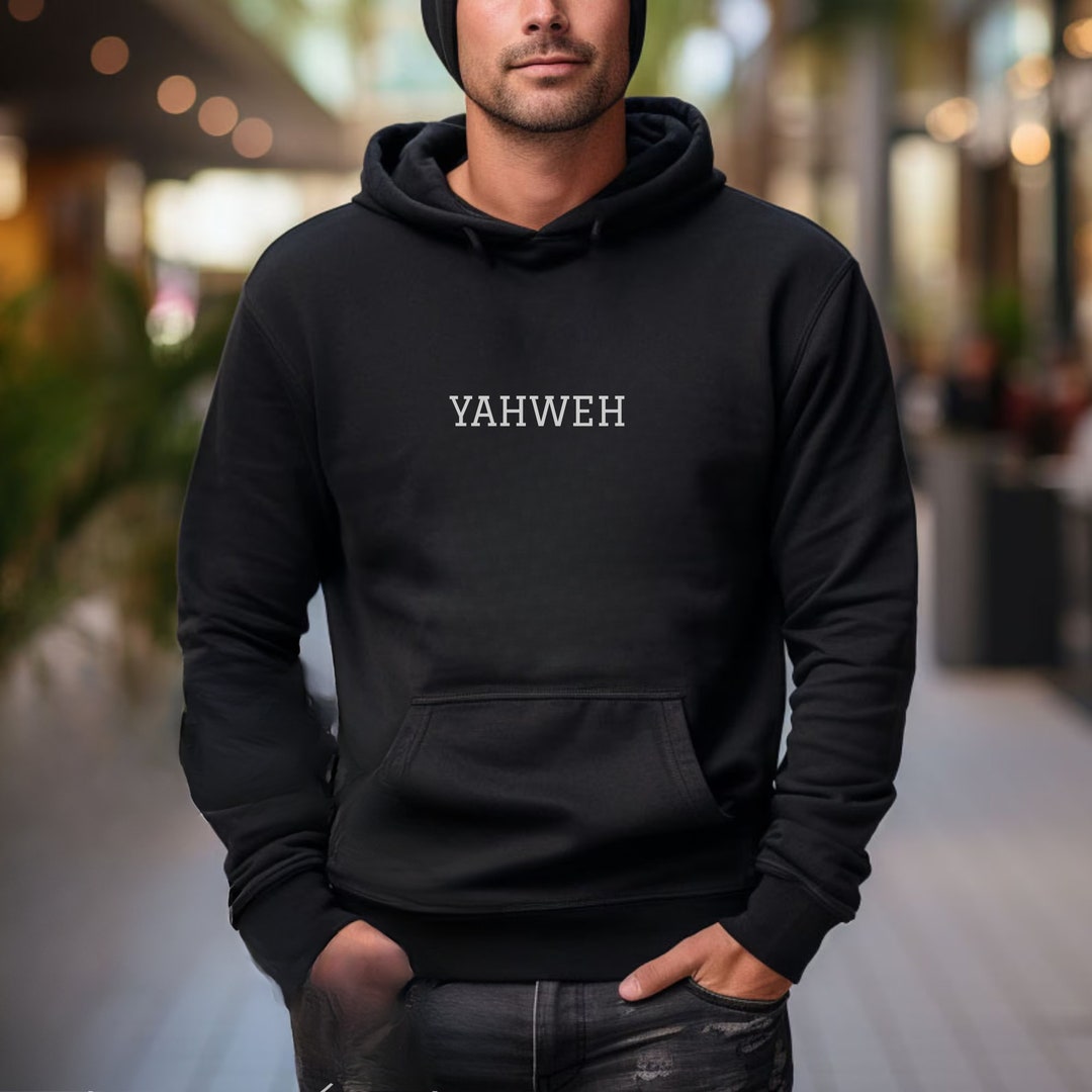 Yahweh Hoodie in Paleo Hebrew - Yahweh in Hebrew Sweatshirt, YHWH ...