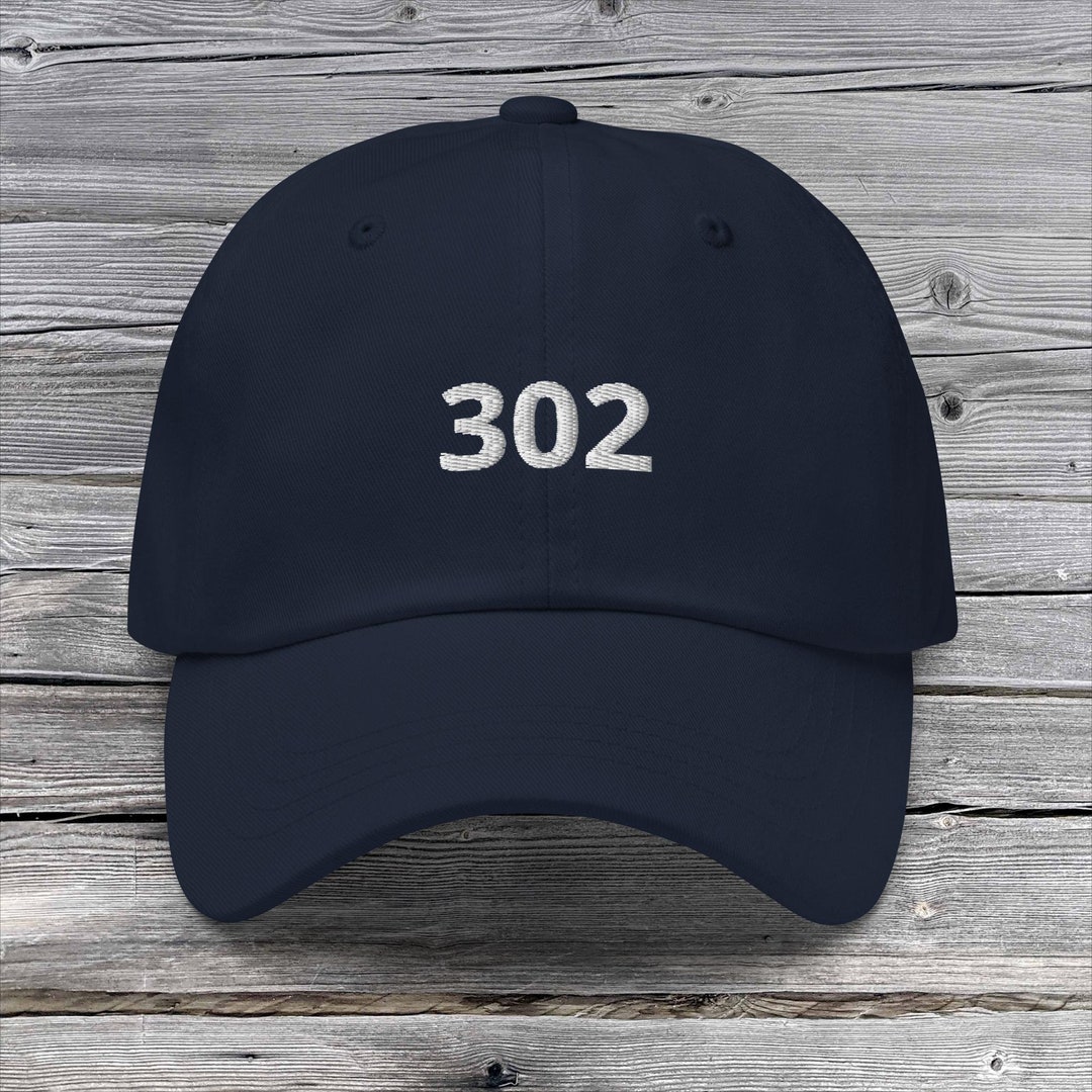 302 Area Code Embroidered Hat, Delaware Hat, Camper Hats, Beachy Hat - Etsy