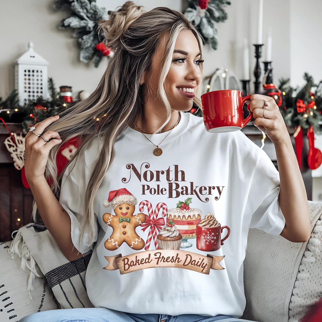 Festive North Pole Bakery PNG - Gingerbread Cakes & Holiday Treats ...