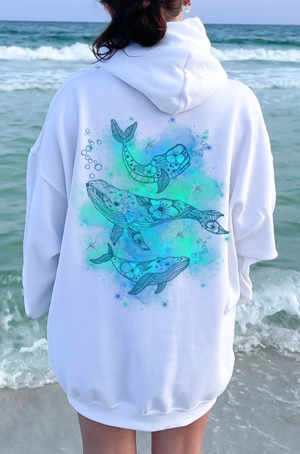 Ocean Inspired Style Ocean Beach Hoodie Ocean Animal Shirt Marine ...