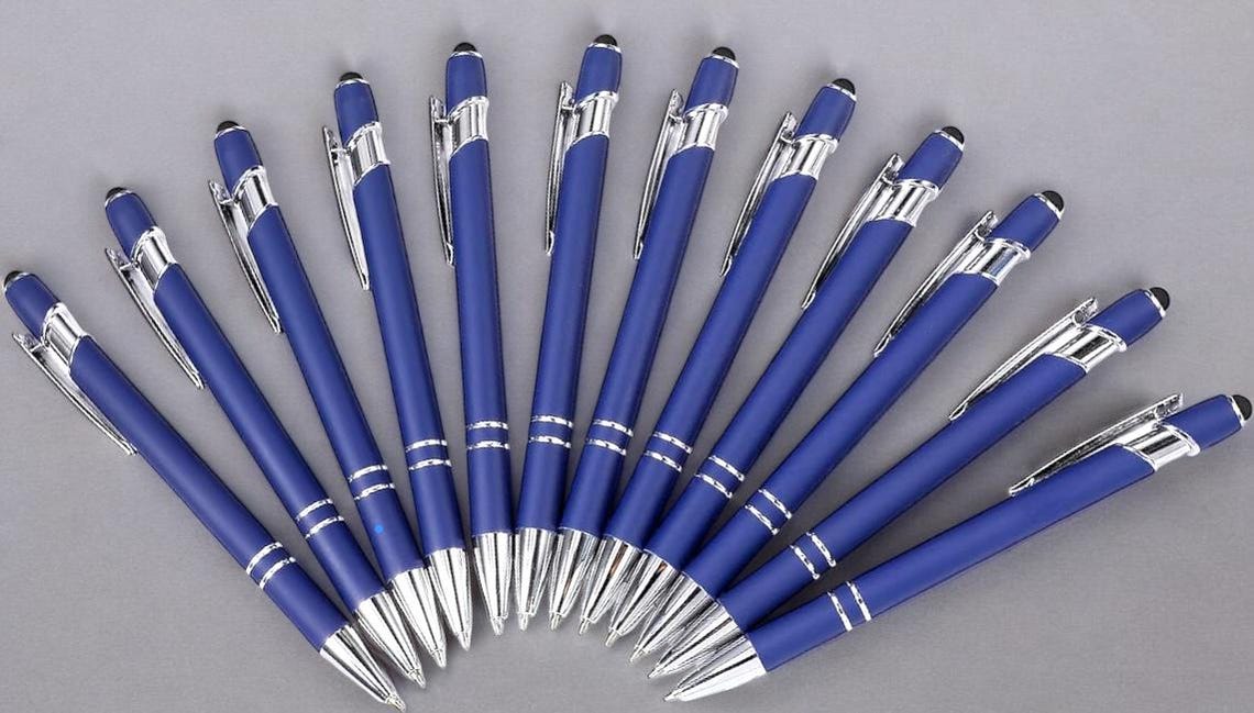 Custom Engraved Stylus Pen: Personalized Metal Touchpen, Corporate Gift ...