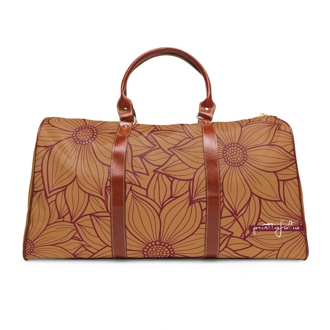 Boho Flower Red - Weekender Bag - Etsy