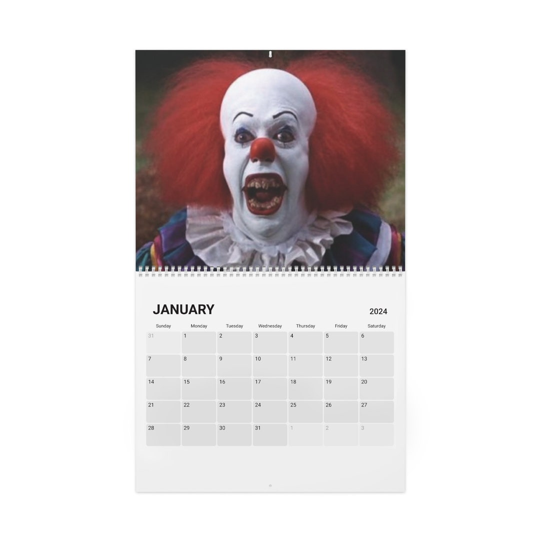 Horror Movie Collection 2024 Wall Calendar Horror Fan Gifts - Etsy UK
